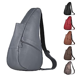 AmeriBag Classic Leather Healthy Back Bag Extra Small (Grey)