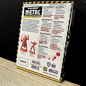 CMON Zombicide Dark Night Metal Pack #2 - Face Horrors Beyond The Dimensions with The Justice League! Cooperative Strategy Board Game, Ages 14+, 1-6 Players, 60 Minute Playtime, Made
