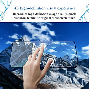 SKTU Screen Protector Foils for 2020-2024 2025 Toyota GR Supra A90 8.8In Navigation GR Supra Accessories Tempered Glass Scratch Resistance HD Clear