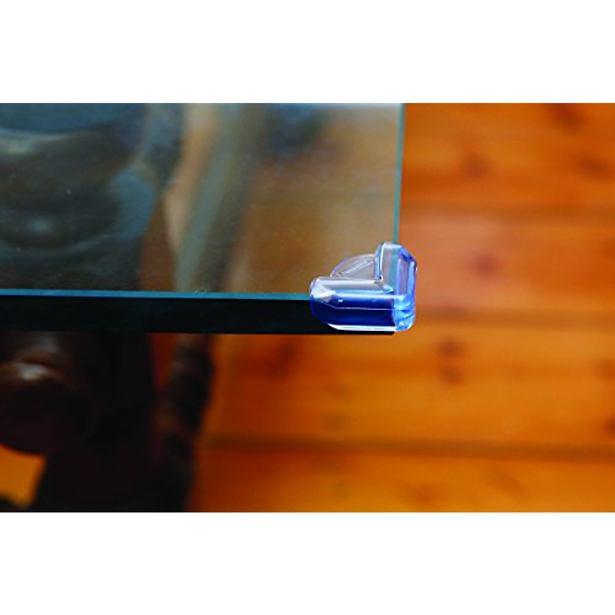 Dreambaby GLASS TABLE & SHELFCORNER, White, 4 Pack