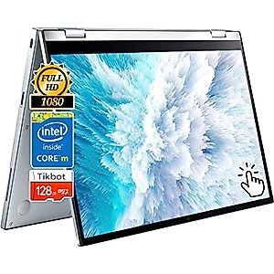 ASUS Chromebook Flip Touchsceen Laptop 14 FHD IPS Display, Intel Core M3-8100Y, Backlit Keyboard, Wi-Fi 5, USB Type-C Charge, Long Battery Life, Chrome OS (8GB RAM |128GB eMMC+128G SD Card)