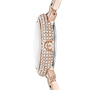 Michael Kors Taryn Three-Hand Rose Gold-Tone Stainless Steel Women's Watch and Bracelet Gift Set (Model: MK3858)