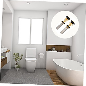 Uonlytech 6 Pcs Toilet Tank Bolts Accessories for Toilet Bolts and Nuts Toilet Parts Toilet Seats Universal Toilet Bolts Universal Mounting Bolts Kits Toilet Lid Screw Group Rubber