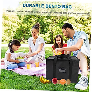 STOBAZA Insulation Bags Foldable Shopping Bag Grocery Shopping Bags Foldable Lunch Bag Catering Bag Large Insulated Lunch Bag Reusable Grocery Bags Restaurant Insulated Bag Cooler Bag Food