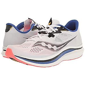 Saucony Men's Endorphin Pro 2 Sneaker, White/Black/Vizi, 11