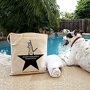 Pet Studio Art Meowlexander Hamilton Tote Bag