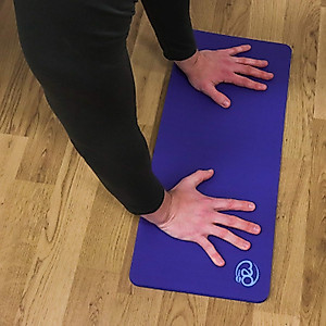 Yoga-Mad Unisex's Knee Mat Pad, Blue, 61cm x 25cm x 15mm
