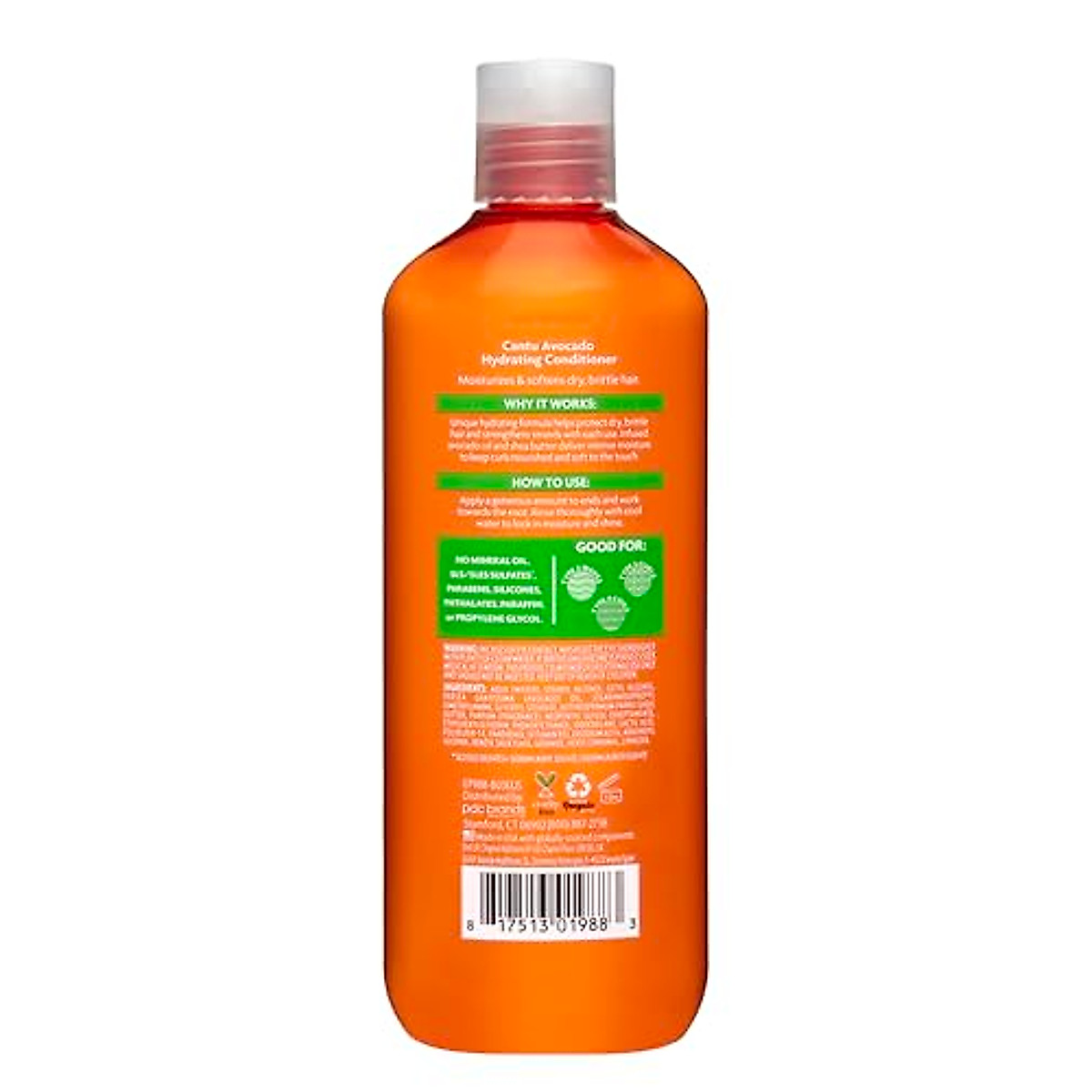 Cantu Avocado Sulfate Free Cream Conditioner with Avocado Oil & Shea Butter, 13.5 Fl Oz