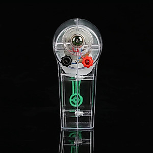 Hand Crank Generator, 6.3V DC Hand Cranked Dynamo No Battery Teaching Demonstrations Hand Crank Dynamo