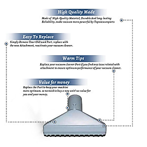 Replacement Part For Hoover Vacuum Cleaner White Upholstery Nozzle with Litter Picker # compare to part 43414057