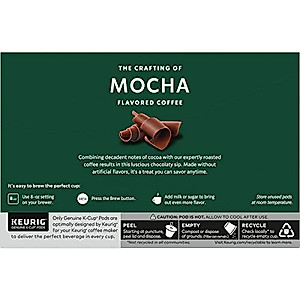 Starbucks Flavored Coffee K-Cup Pods, Mocha Flavored Coffee, Made without Artificial Flavors, Keurig Genuine K-Cup Pods, 10 CT K-Cups/Box (Pack of 1 Box)