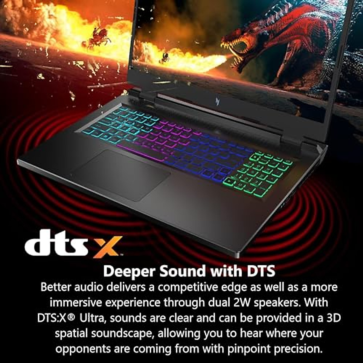 acer Nitro 17 Gaming Laptop 2023 Newest, 17.3" 165Hz 2.5K QHD Display, AMD Ryzen 7-7840HS, ‎NVIDIA GeForce RTX 4060, 32GB DDR5, 1TB SSD, Backlit Keyboard, Windows 11 Home, with Laptop Stand