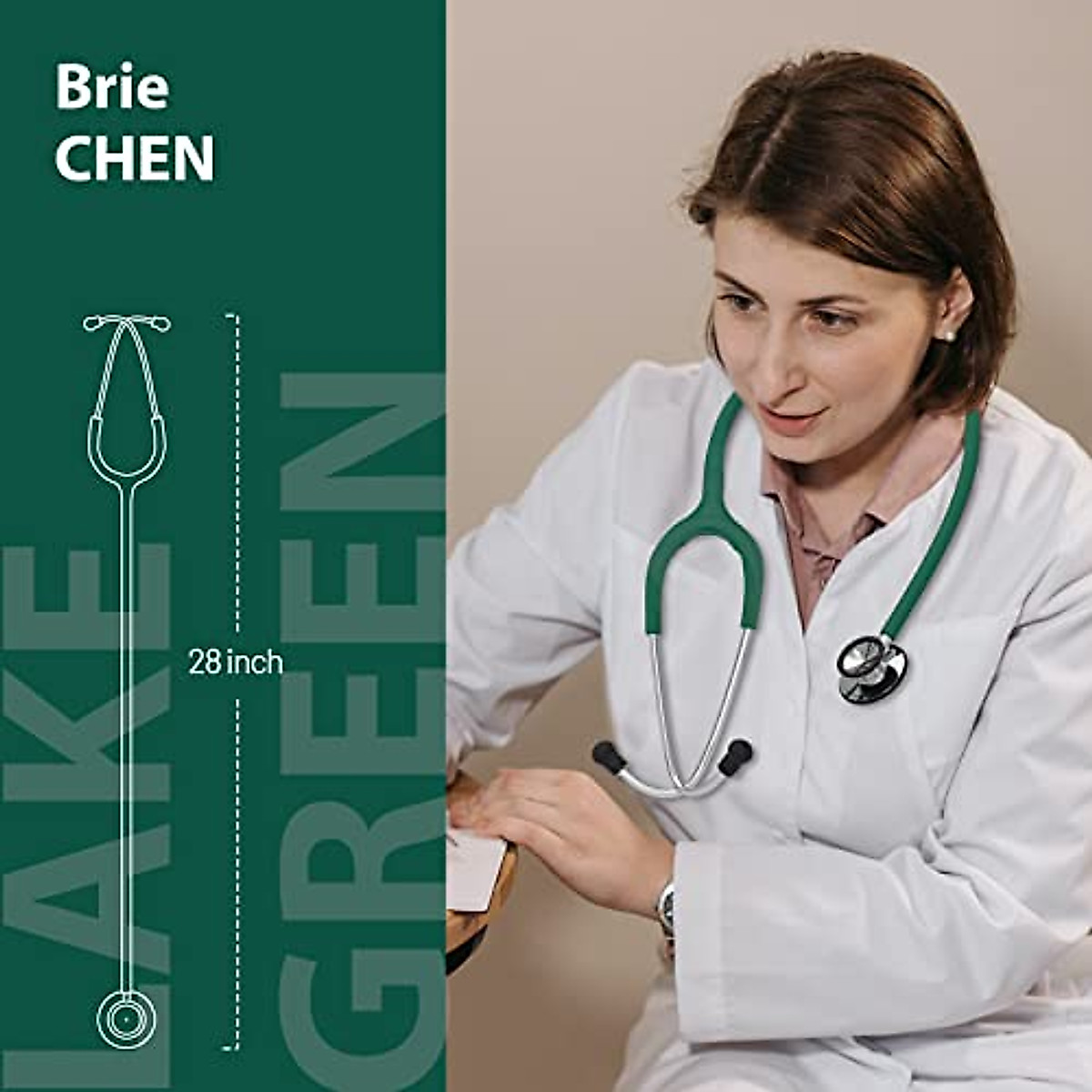 FriCARE Manual Blood Pressure Cuff and Lightweight Stethoscope