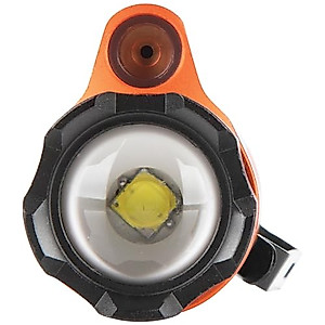 Klein Tools 56040 LED Rechargeable Flashlight, 350 Lumens, Twist Focus, Laser Pointer, Hands-Free, USB Charging Cable, for Work and Outdoor