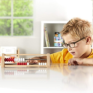 hand2mind 20 Bead Wooden Rekenrek Classroom Set, Abacus for Kids Math, Math Manipulatives Kindergarten, Counting Rack for Kids, Counters for Kids Math, Educational Toys for Elementary Kids (Set of 25)