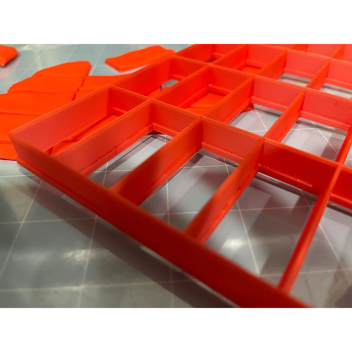 2”x1” (32 Rectangular) Rectangular Shape multi Cookie Cutter (8”x8”)