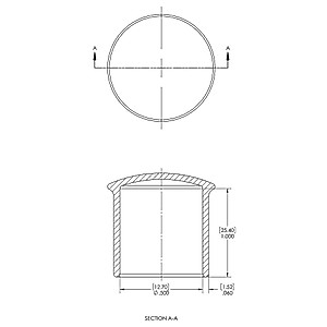 Caplugs 99190291 Plastic Cap with Flanges. VCF-500-16, Vinyl, Cap ID 0.500" Length 1.000", Black (Pack of 500)