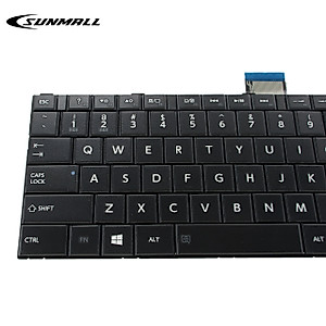 SUNMALL Keyboard Replacement only Compatible with Toshiba Satellite C50-A C55-A C55D-A C55T-A C55DT-A C55DT-A Series Laptop,fits Part Number V143026CS1 (DO NOT FIT C50-B, C50D-B,C55-B, C55D-B)