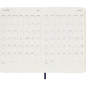 Moleskine Classic 18 Month 2022-2023 Weekly Planner, Soft Cover, Pocket (3.5" x 5.5"), Black