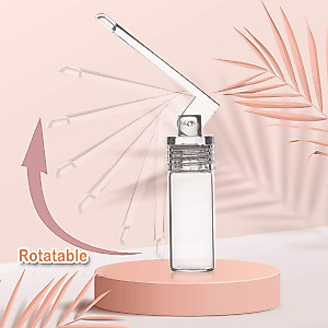 Pepper Grinder,Multifunctional Aluminum Spice Grinder Set Tool with Knob Switch Storage Bottle, Suitable For Outdoor Camping Travel