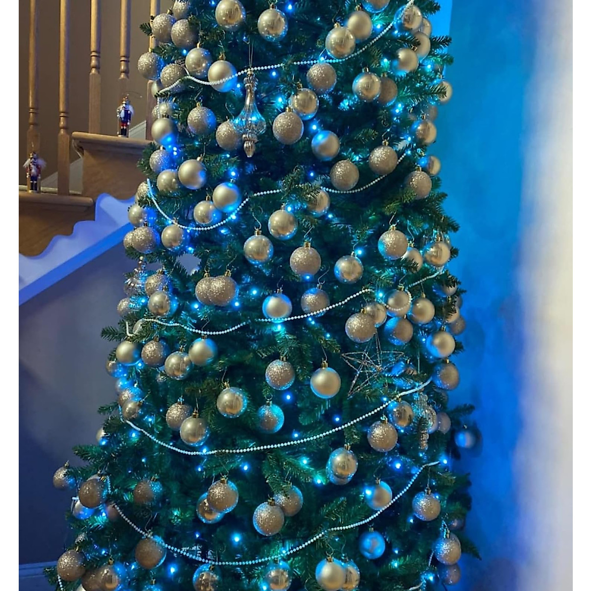 B&S FEEL 5mm Faux Pearl Beads Garland Pearl Bead Roll Strand for Wedding Party Decoration, 99 Feet Roll, Ivory