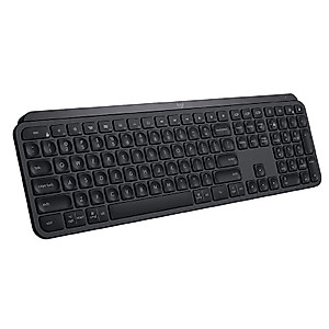 Logitech MX Keys Wireless Illuminated Keyboard (Multi-OS) Bundle with MX Master 3 Advanced Wireless Mouse for Mac and MX Palm Rest