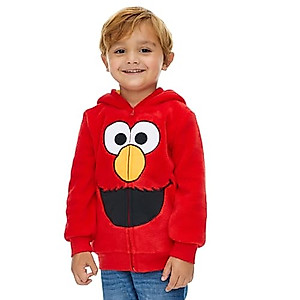 Sesame Street Elmo Infant Baby Boys Zip-Up Costume Hoodie Elmo 18-24 Months