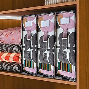 Foldable Bedding Organizer, Storage Bins for Bed Sheets, Duvet Covers and Pillowcases, Blankets, Clothes 2 pack(Queen or King) (retro flower)