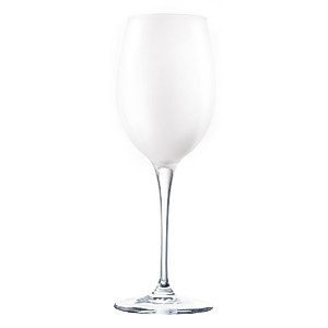Barski Goblet - White Wine Glass - Crystal Glass - Water Glass - Opal White - Stemmed Glasses - Set of 6 Goblets - 14 oz Made in Europe