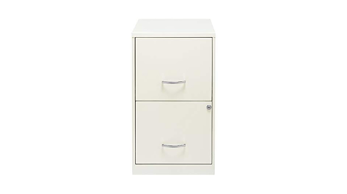 Office Dimensions 18" Deep 2-Drawer Metal File Cabinet - Secure & Space ...