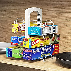 SimpleHousewares Adjustable Kitchen Wrap Organizer