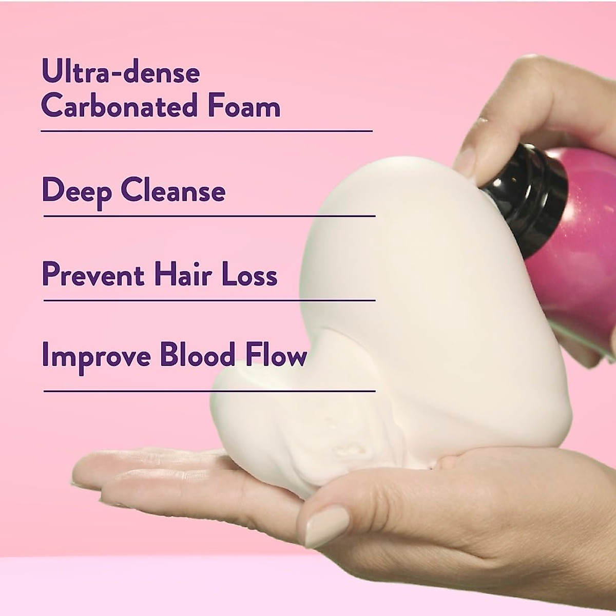 ELUXE Sparkling Scalp Shampoo for Hair Damage Repair – Carbonic Acid Shampoo for Frizzy or Damaged Hair, 7 Ounce (Pack of 1)