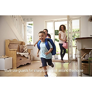 Onwon 8 Pcs Proofing Corner Protectors - Soft & Elastic - Clear Edge Corner Guards Table Corner Bumpers for Safety - Furniture & Sharp Cover Corners Proofing