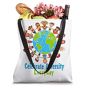 Celebrate Diversity Everyday Teachers & school student gift Tote Bag