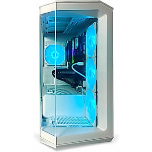 NSX GAMING ProWhite PC Gamer Ryzen 7 5700X, 16 GB (2X 8GB RAM), 1 TB SSD, RTX 3060 Ventus 2X 12GB OC, Windows 11 Home, Peripherals Includes & 1 Year Warranty