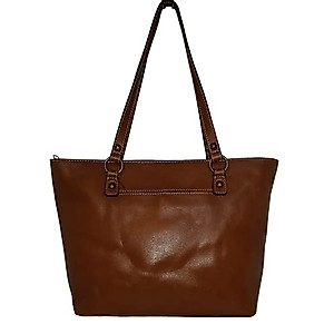 Patricia Nash Veg Tan Alessano Leather Tote - Tan