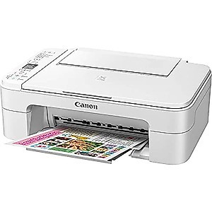 Canon PIXMA MG2521 All-in-One Hi-Speed USB Color Inkjet Printer - 3-in-1 Print, Scan, and Copy for Home Business Office, Up to 4800 x 600 Resolution, Auto Scan Mode, White, BROAGE Printer Cable