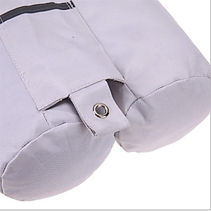 Ikerall Canopy Weights Bag Leg Weight for Pop up Canopy Tent, Sand Bags for Patio Umbrella Instant Outdoor Sun Shelter (4-Pack White)