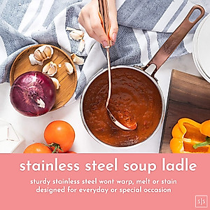 Copper and Blue Silicone Cooking Utensils Set - 17-Piece Set with Copper Utensil Holder and Measuring Cups and Spoons for Stylish Cooking and Baking - Blue Kitchen Decor, Unique Kitchen Gifts