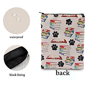 Dog Book Sleeve Book Lover Gift Dog Owner Gift Bookworm Book Protector Book Nerd Gift Pet Dog Mom Book Covers