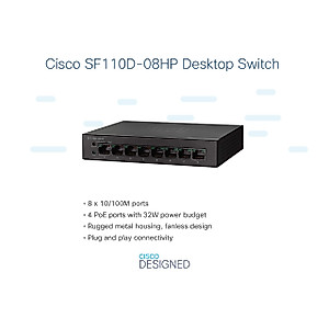 Cisco Small Business SF110D-08HP
