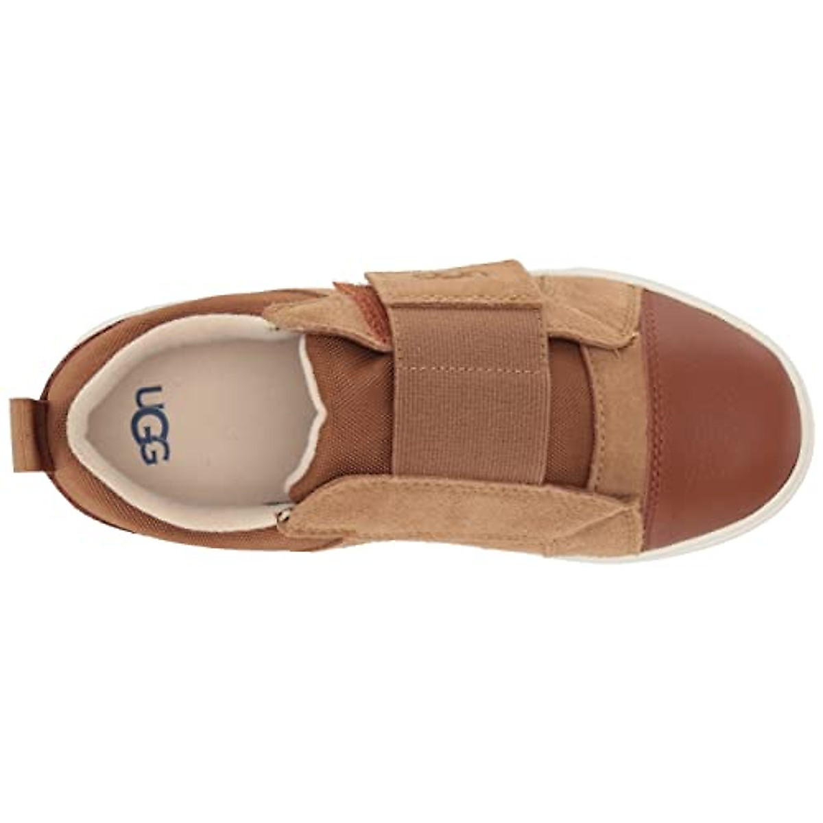 UGG Rennon Low Sneaker, Chestnut, 1 US Unisex Little Kid