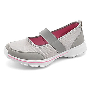 JEUROT Women Snow Boots Winter Shoes Slip on Warm Comfortable Booties Shoes Comfortable Insulated Outdoor Non-Slip Shoes Grey