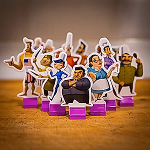 Gap Closer Games | Rival Restaurants | Strategy Board Game | Set Collection Game | 2 to 6 Players | Ages 10+ | 45+ Minutes