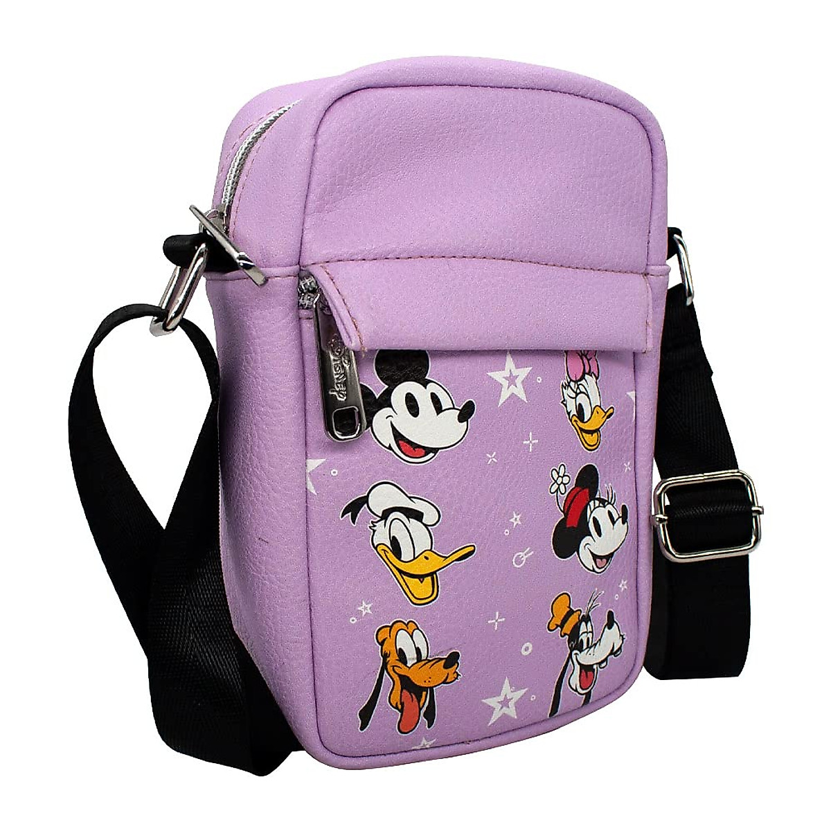 Disney Bag, Crossbody, The Sensational 6 Smiling Faces, Lilac, Vegan Leather