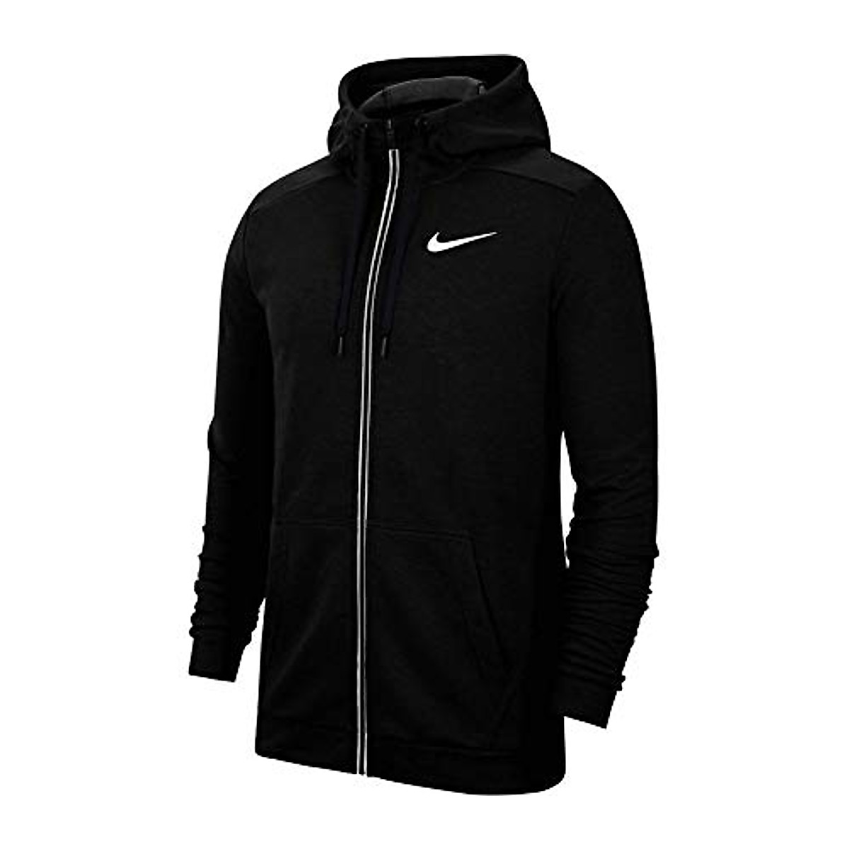 Nike Dry Hoodie Full Zip Fleece Black/White 2XL