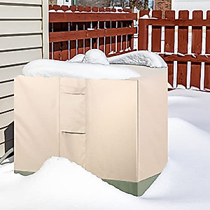 Sunolga Air Conditioner Cover for Outside Units, Water Resistant and Windproof Design - AC Covers Fits up to 36 x 36 x 32 inches