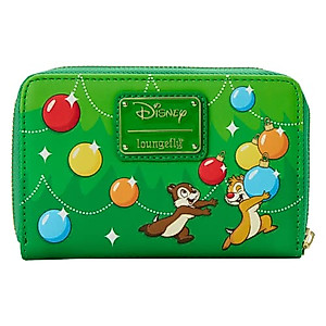 Loungefl Chip n Dale Ornaments Zip Around Wallet