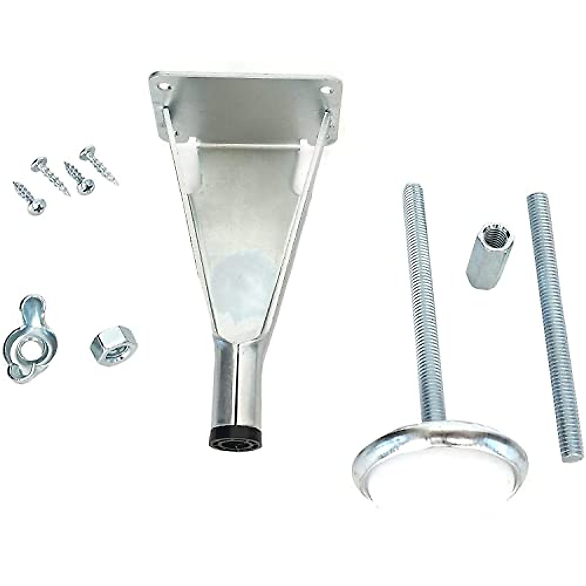 Platform Bed Center Slat Support Leg by Choice Parts|Modern & Extra Durable Steel Furniture Foot w/ Adjustable Height|Ultimate Frame Support System for Wooden Slats and Mattresses|No Scratch Glide (3)