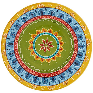 Certified International Valencia Dessert Plates (Set of 4), 8.75", Multicolor